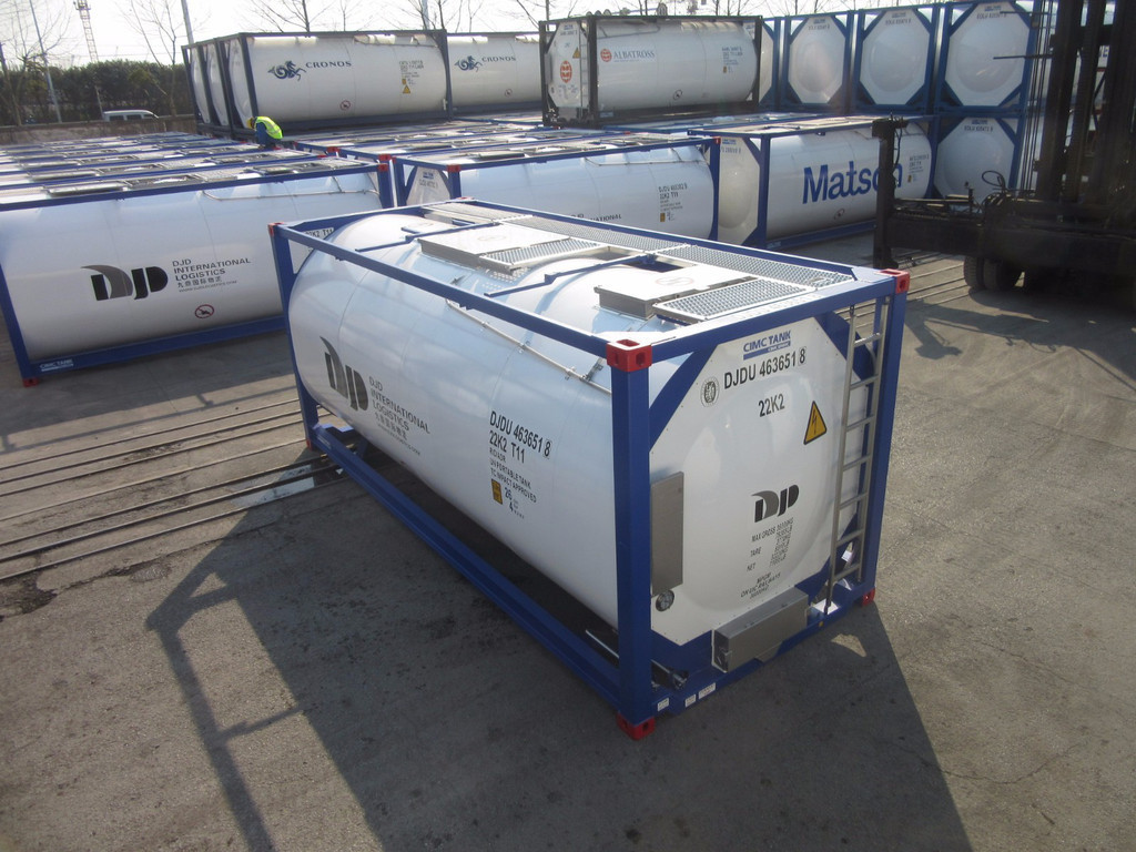 26000L ISO Tank Container 4 Bar Working Pressure 6 Bar Testing Pressure
